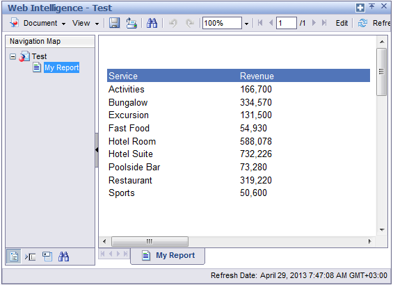 How to create a webi document using Java Report Engine SDK | bukhantsov.org