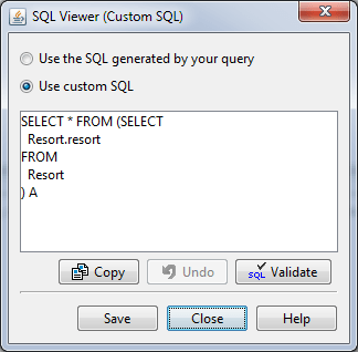 How to Change SQL in Webi Document Using Java RE SDK | bukhantsov.org