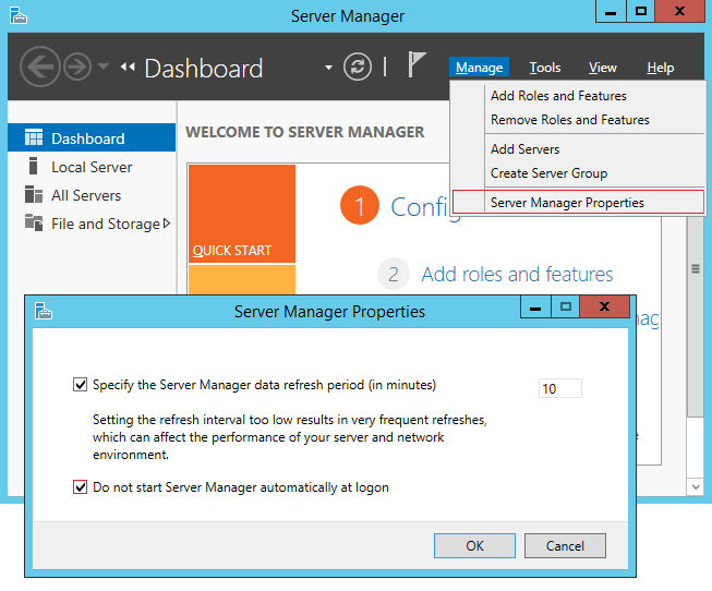 Disable automatic start of Server Manager | bukhantsov.org